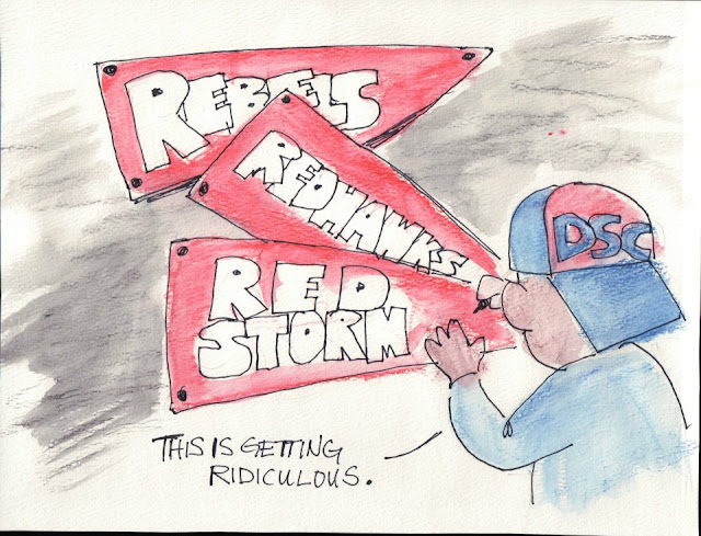 Cartoons & Illustrations: School Spirit A, School Spirit B, School Spirit C