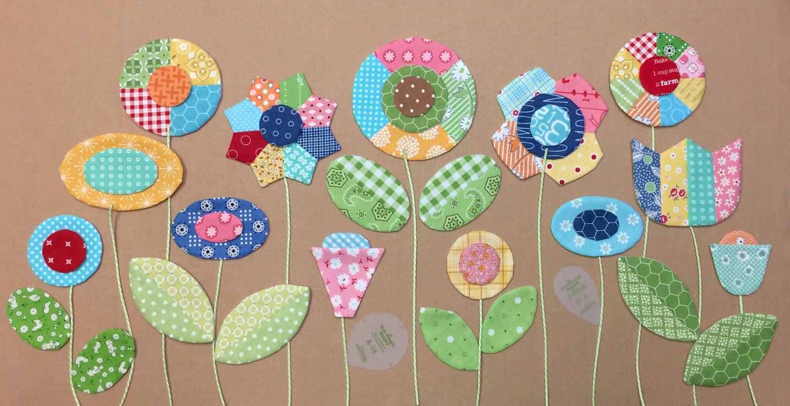 Sew Simple Shapes - Patchwork Flower Garden Tutorial! | Bee In My ...