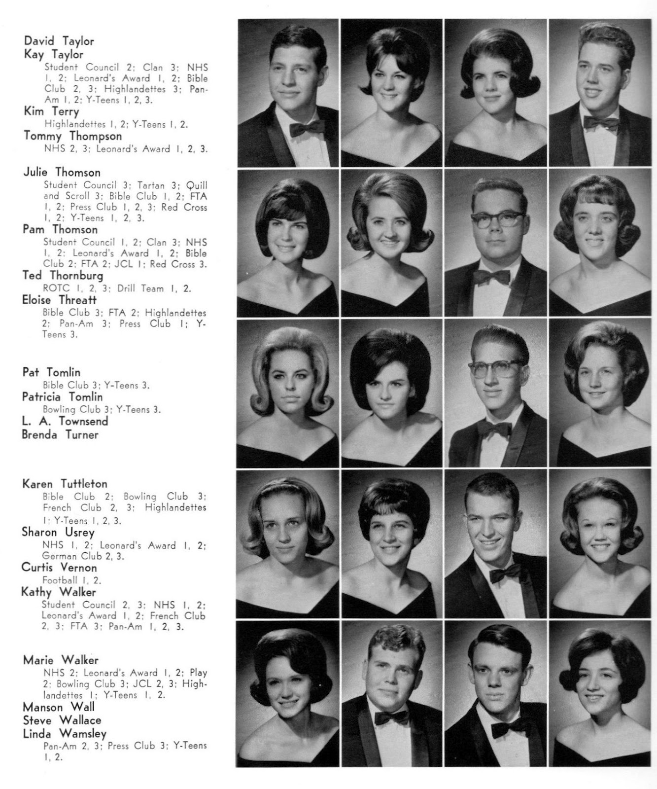 1963 Eastern Hills High School EHHS Highlanders: 1965 EHHS Highlander ...
