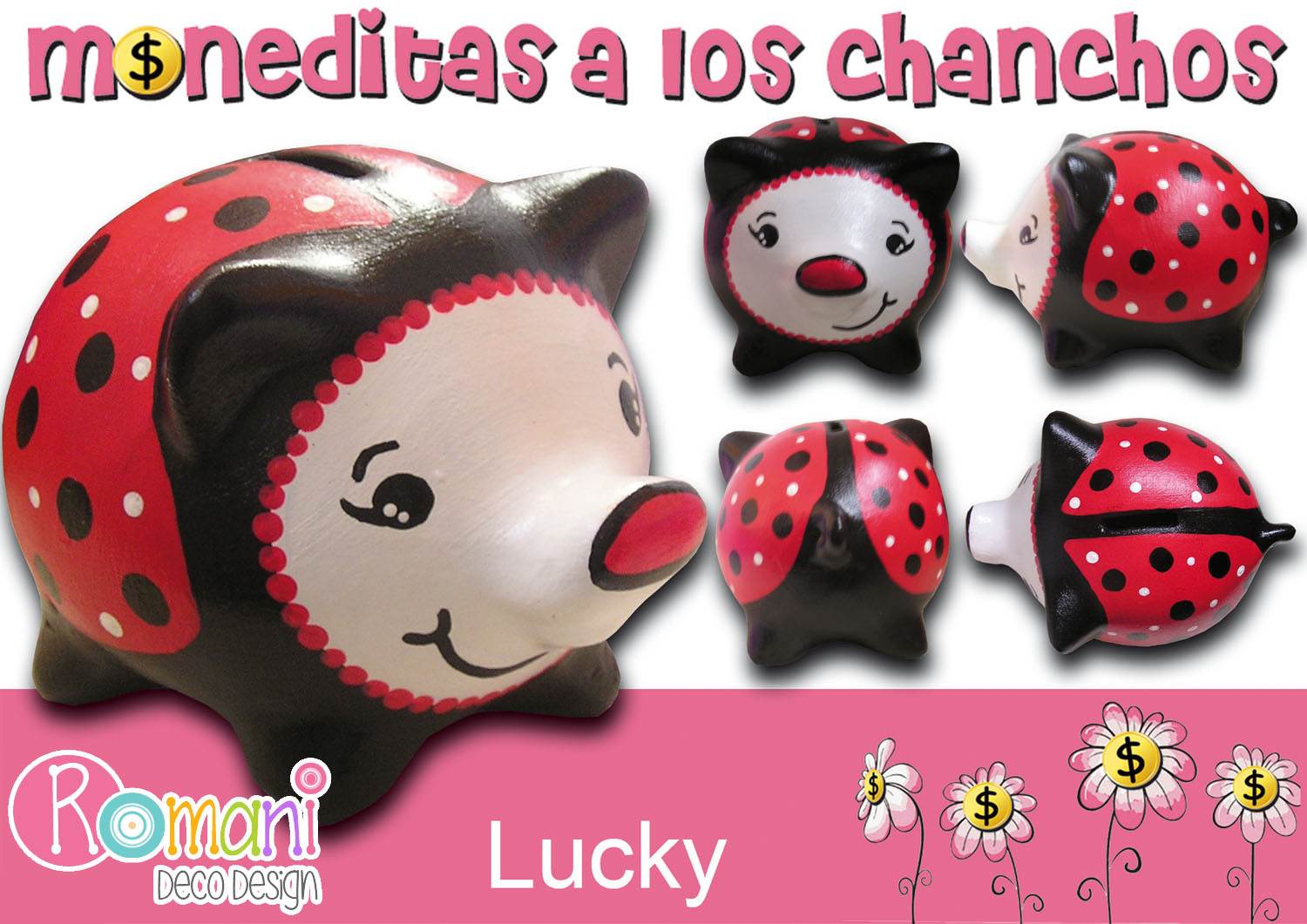 ALCANCIAS PERSONALIZADAS: Chanchitos pintados a mano