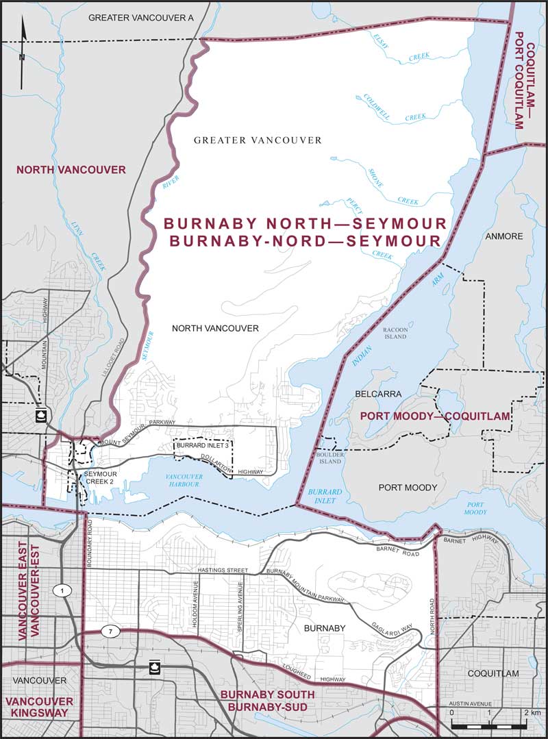 Canadian Federal Riding of the Day: Burnaby North-Seymour (British ... Canadian Federal Riding of the Day: Burnaby North-Seymour (British ...