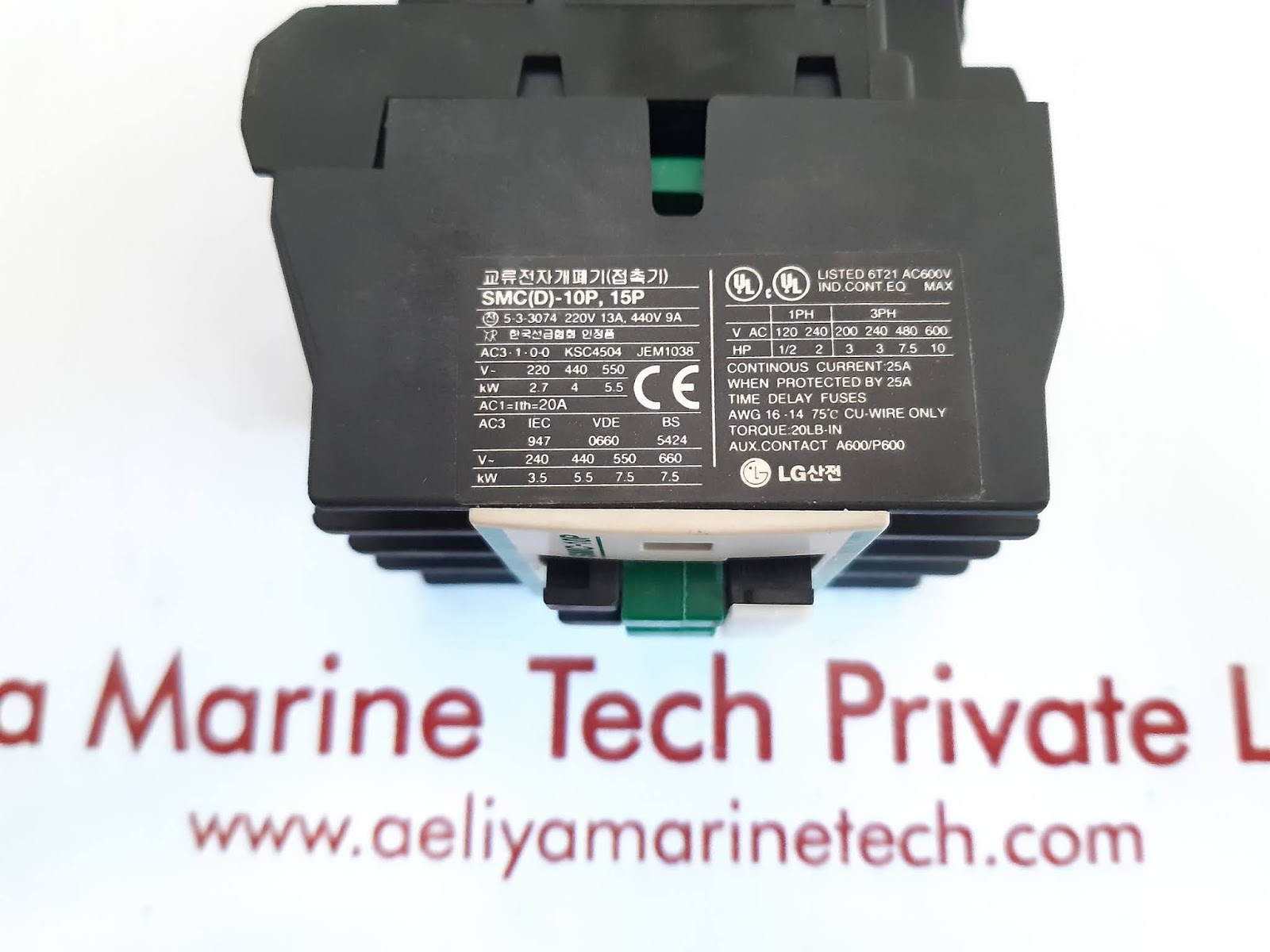 LG SMC-10P GREEN SERIES CONTACTOR - Aeliya Marine