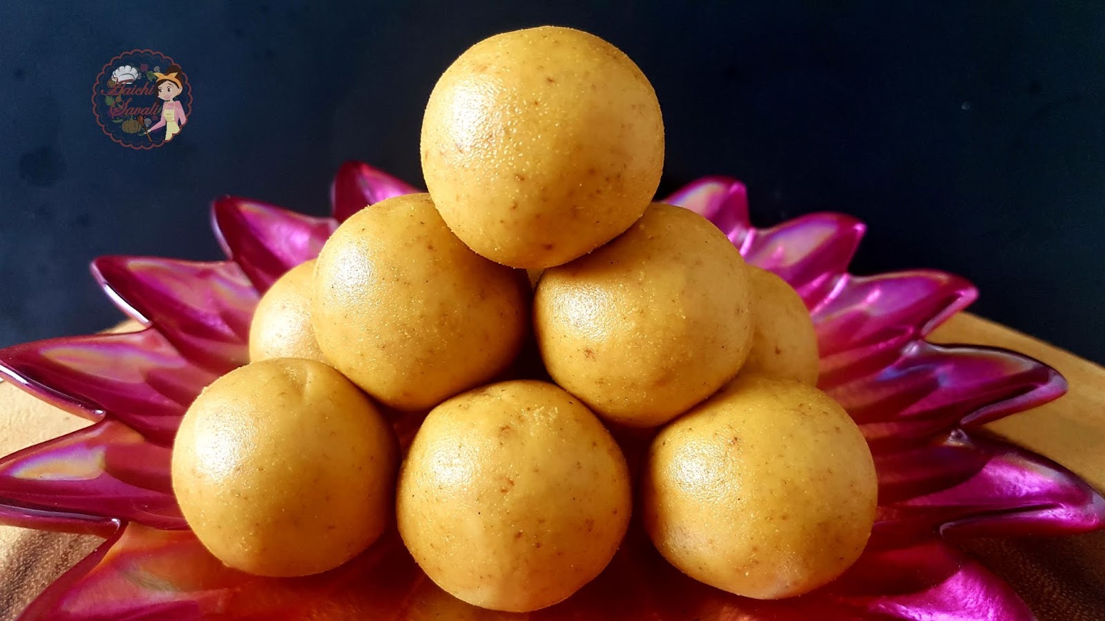 Besan Ladoos without Sugar / Besan Laddu: Diwali Special Recipe Series ...