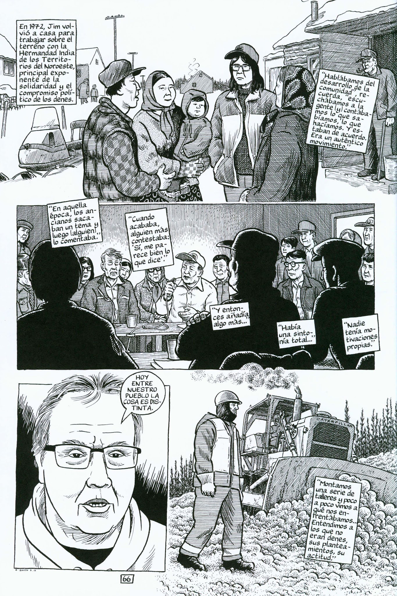 Los comics de Machete: Un tributo a la tierra, de Joe Sacco