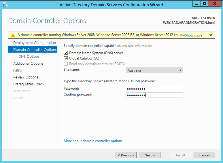 Active Directory Migration from 2003 to 2012 | TechCrumble
