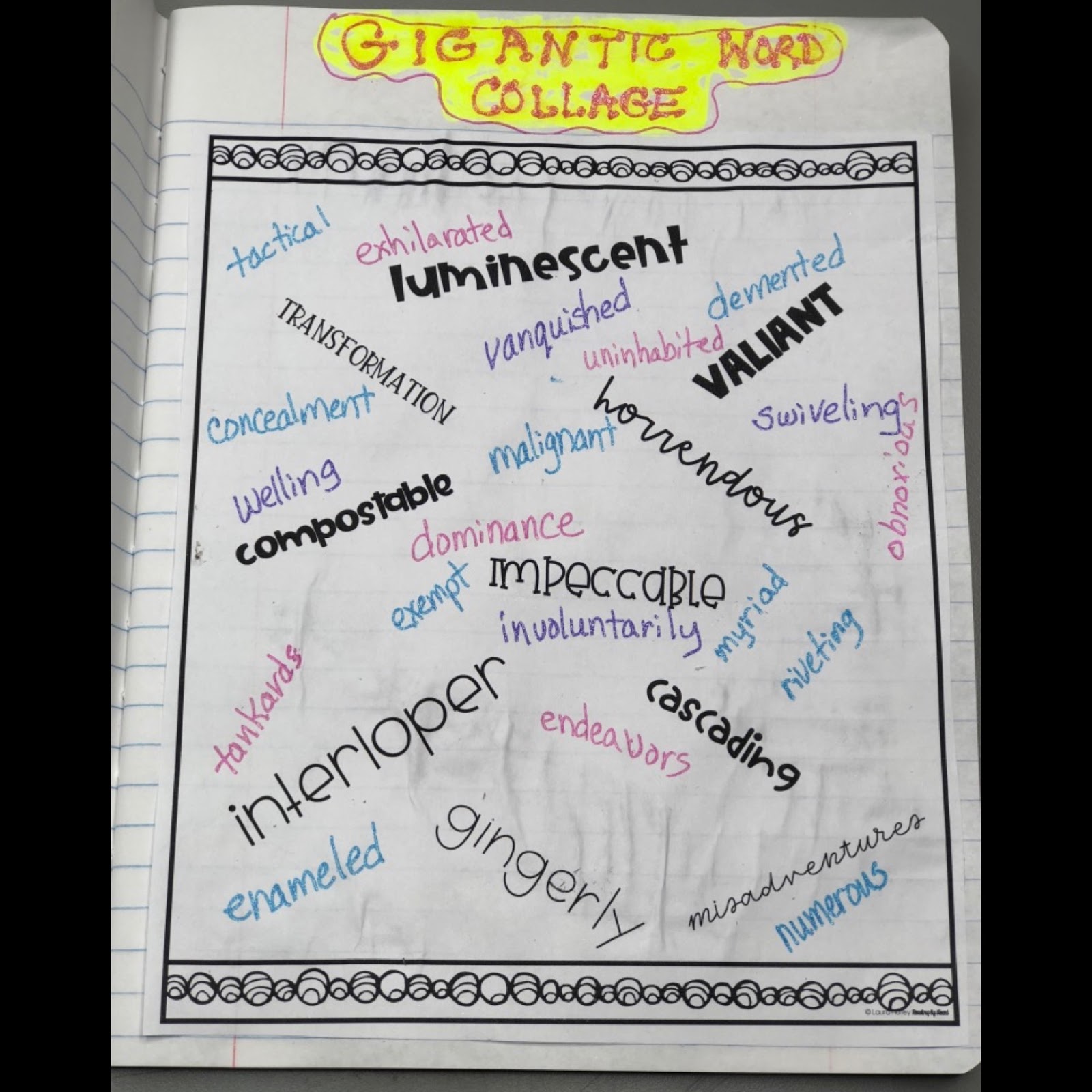 COLLECTING MULTISYLLABIC WORDS - Reading by Heart