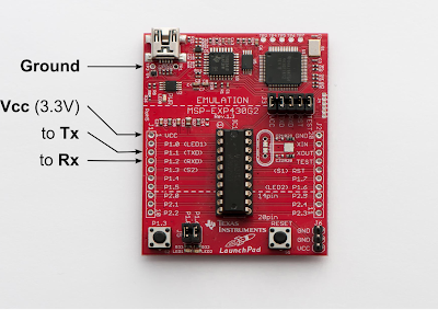 DRO Interface Pin Functions for MSP430 LaunchPad | Yuriy's Toys