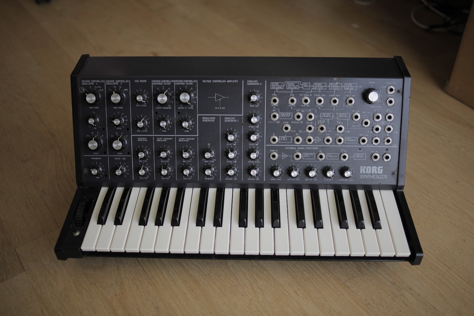 MATRIXSYNTH: Original KORG MS-20 with Moog Style Knobs