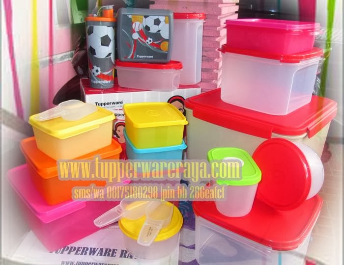 Paket Tupperware Red Komplit - Belanja Tupperware