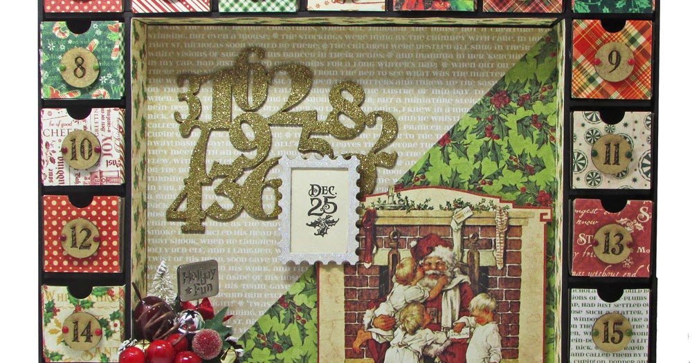 Scraps of Life: Advent Calendar Shadowbox