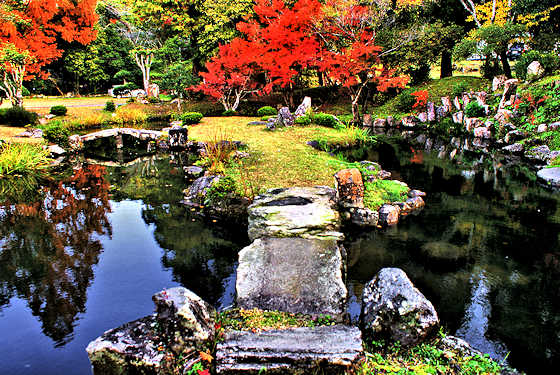 More glimpses of unfamiliar Japan: Hitoyoshi Castle Garden