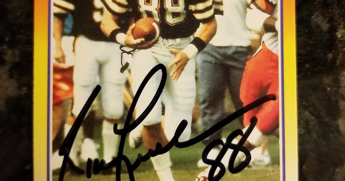 Autograph Through The Mail Athletes: Ricky Proehl