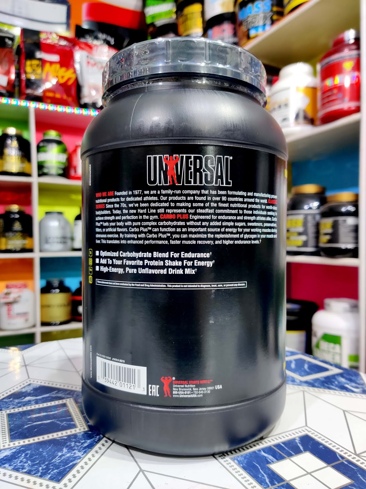 Universal Nutrition Carbo Plus, 1Kg, 55 Servings - NCRFS