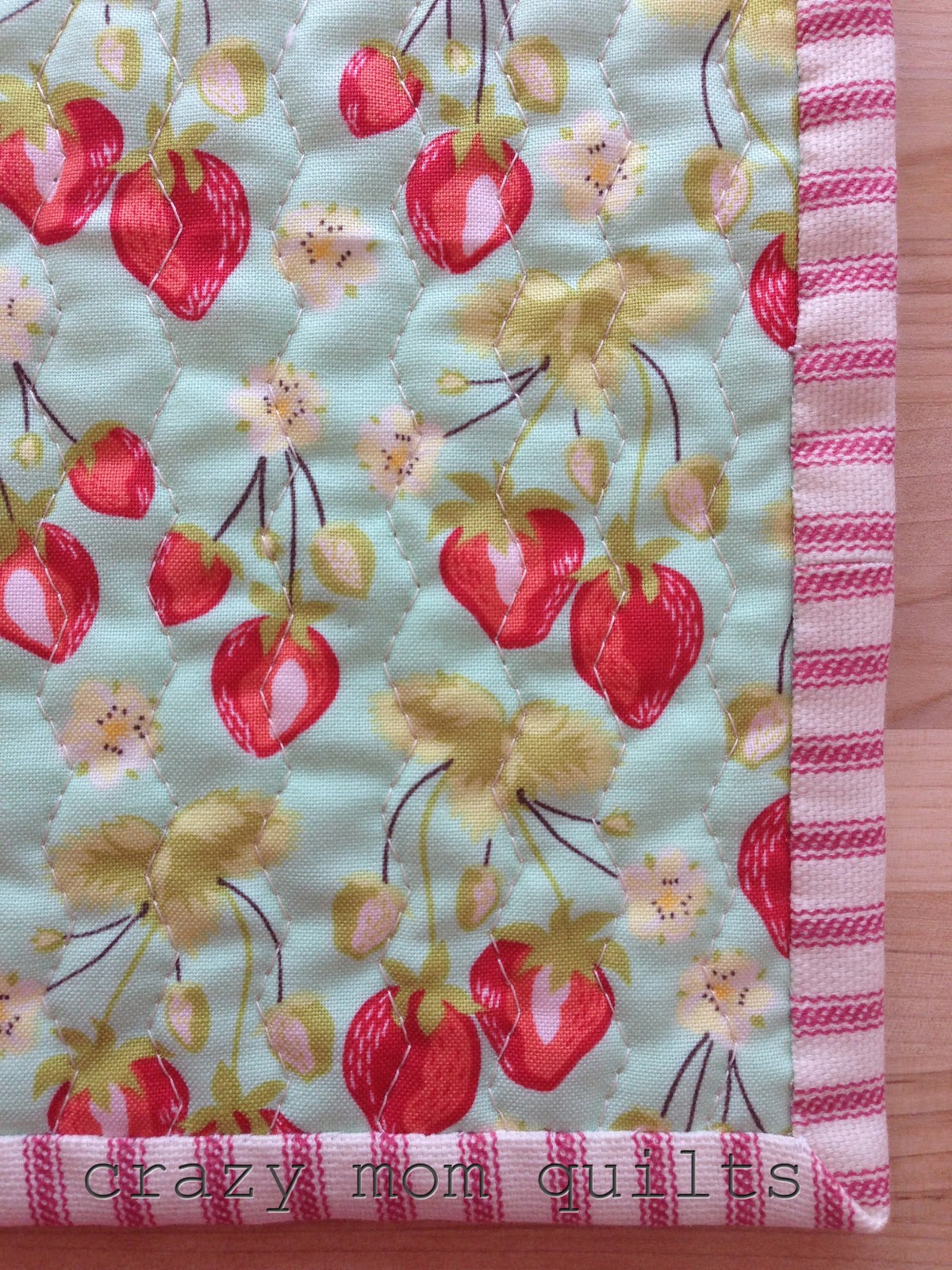 crazy mom quilts: mini mat