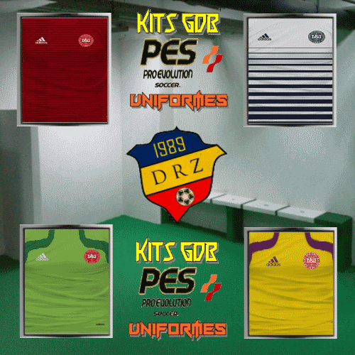 Todo Kits o Uniformes para PES 6 By DRZ: Kit GDB Dinamarca o Denmark ...