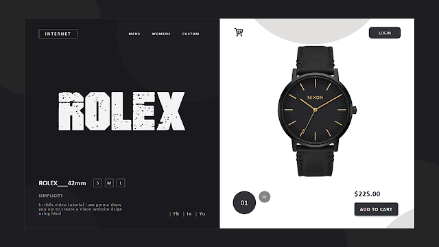 Create Watches Website Template Using HTML CSS And jQuery