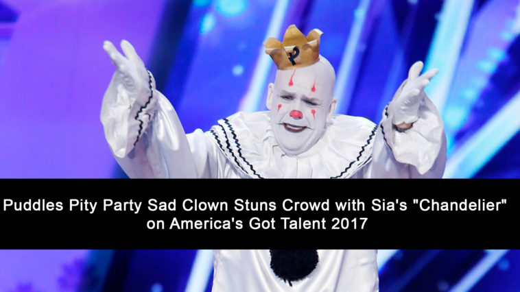 America's Got Talent: Puddles Pity Party Sad Clown Stuns Crowd with Sia ...