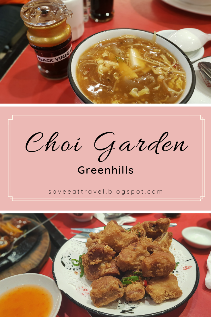Food Spot | Choi Garden Greenhills - Wonderful Sundays