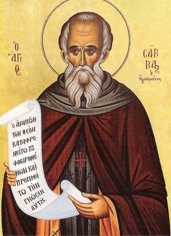 ORTHODOX CHRISTIANITY THEN AND NOW: Saint Savvas the Sanctified as a ...