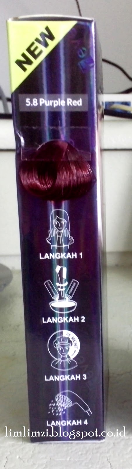[REVIEW] Cat Rambut Feves Color Cream 5.8 Purple Red - pyramid | limaszi