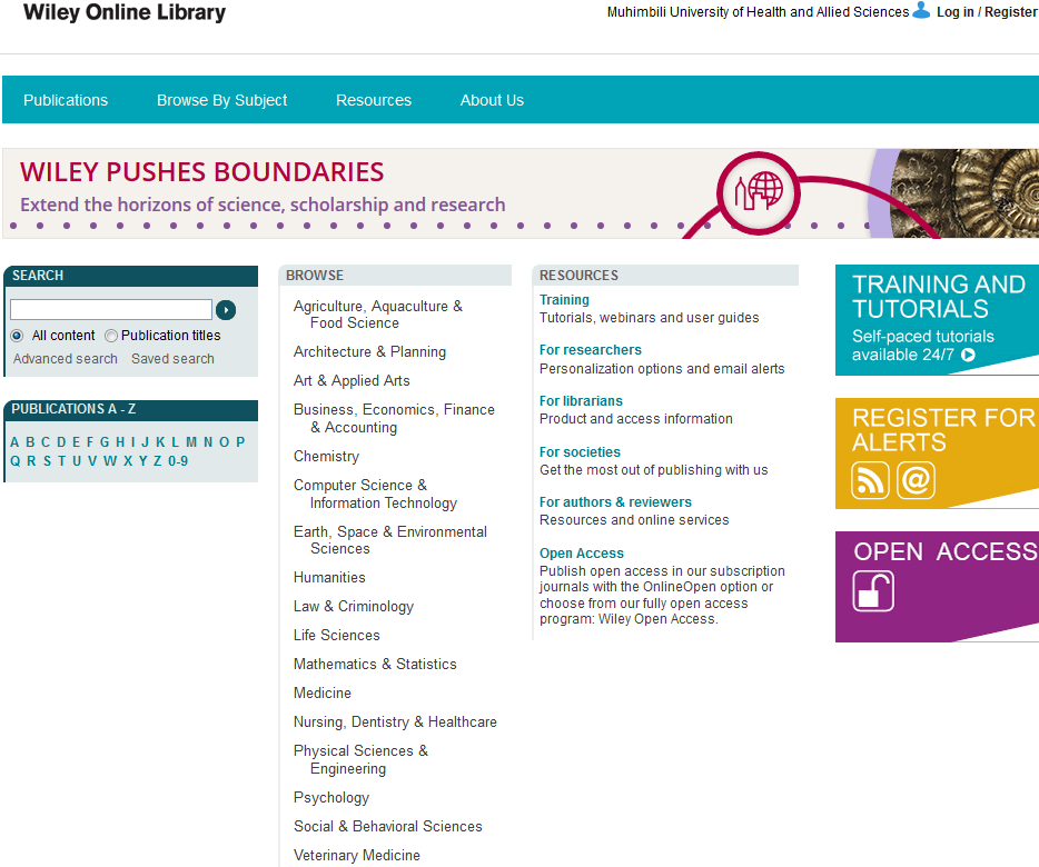 MUHAS LIBRARY: Experience Incredible Electronic Health Resources in ...