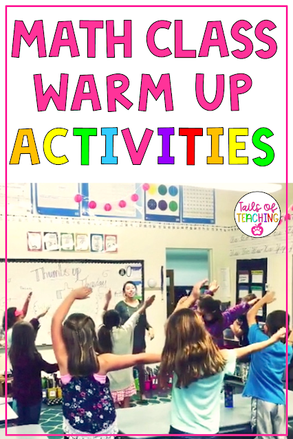 Tails of Teaching: Math Warm Up Activities