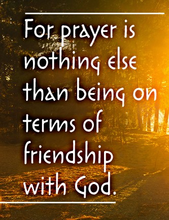 Daily Prayer: Friendship with God
