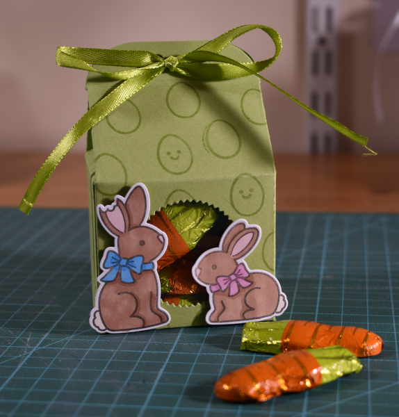 Made 2 Craft: Cute little Easter box full of chocs!
