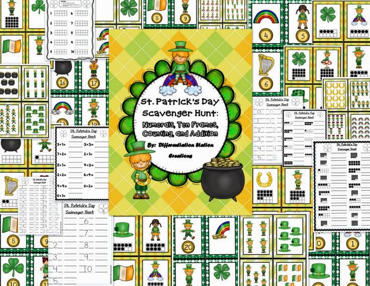 The Primary Pack: Leaping Leprechauns! Freebies!