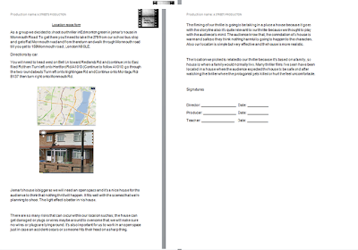Yasmin- AS Media: Planning - Pre-Production Miss B