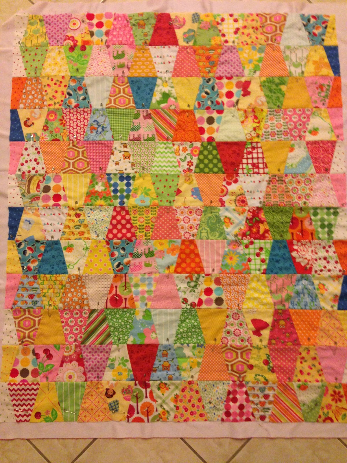dream quilt create: Thimble Baby Quilt