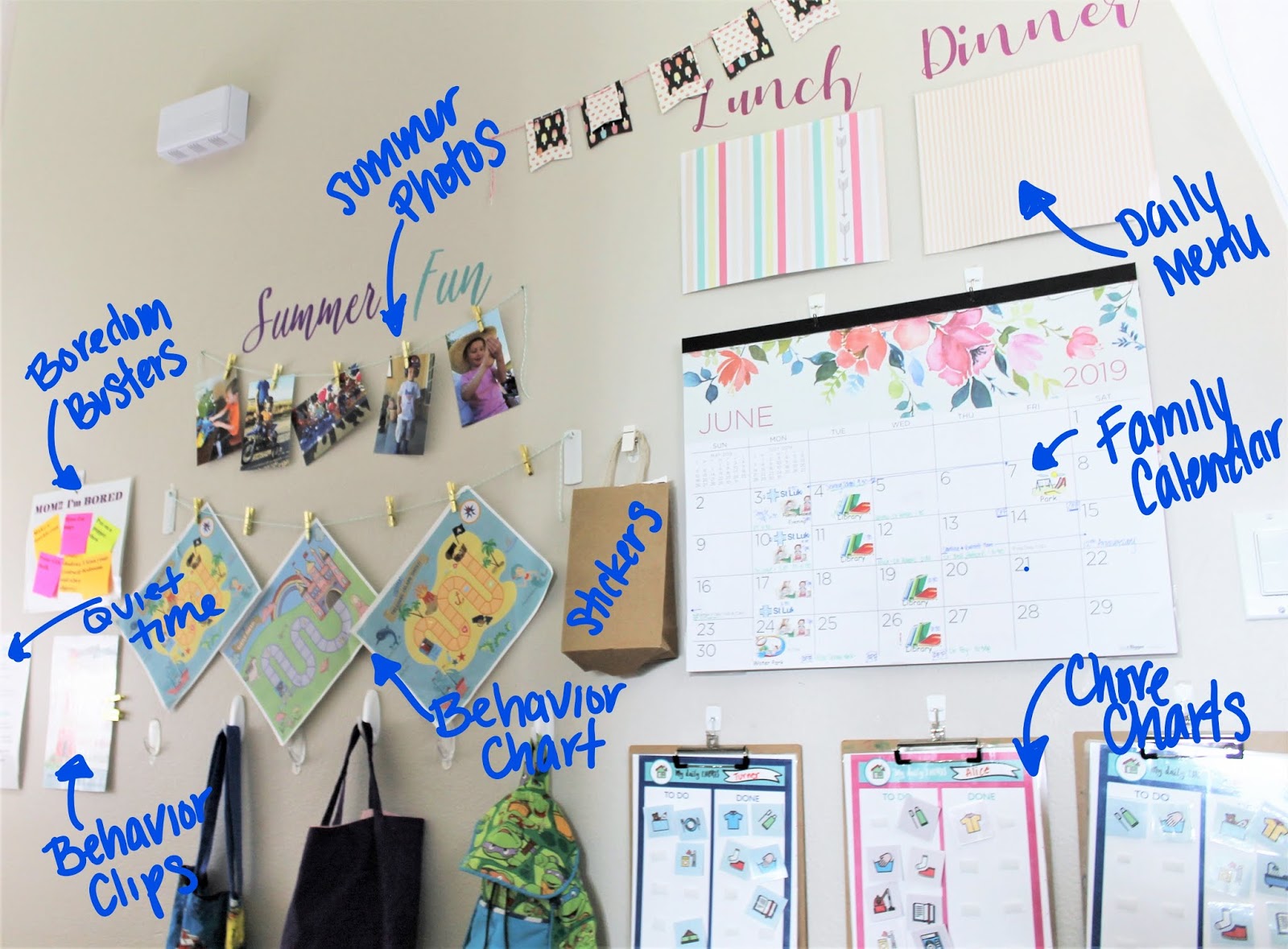 Complete DIY Command Center: For an Easy and Organized Summer | Sew ...