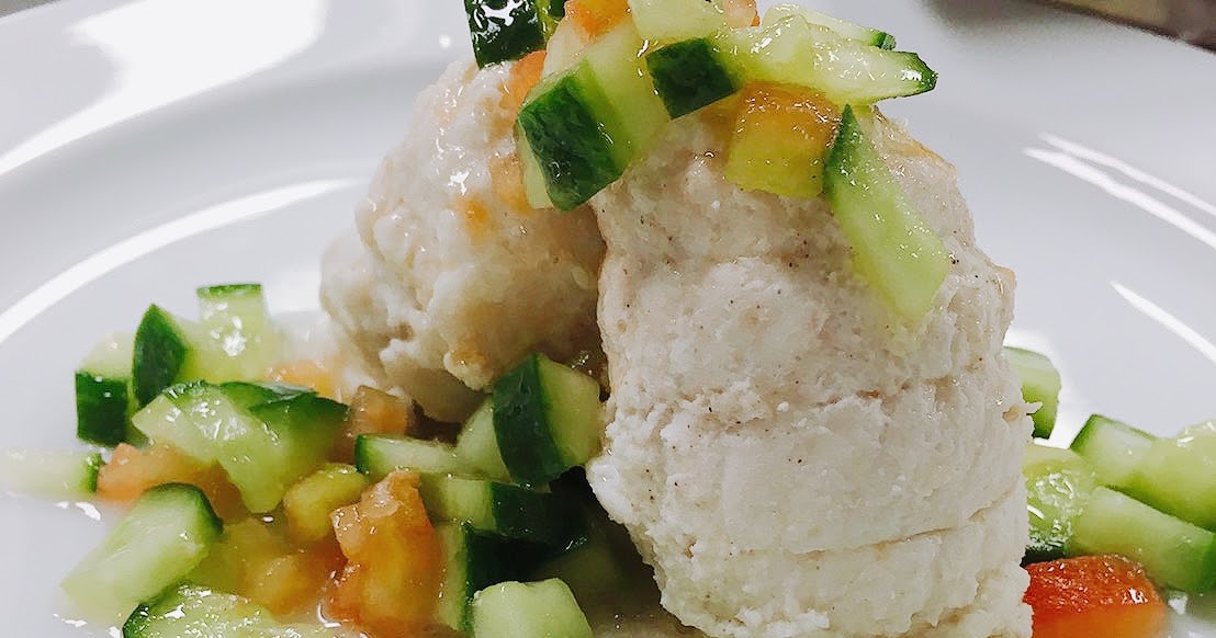 Recipe #3 Poached Fish Fillet Delice with a Warm Vinaigrette