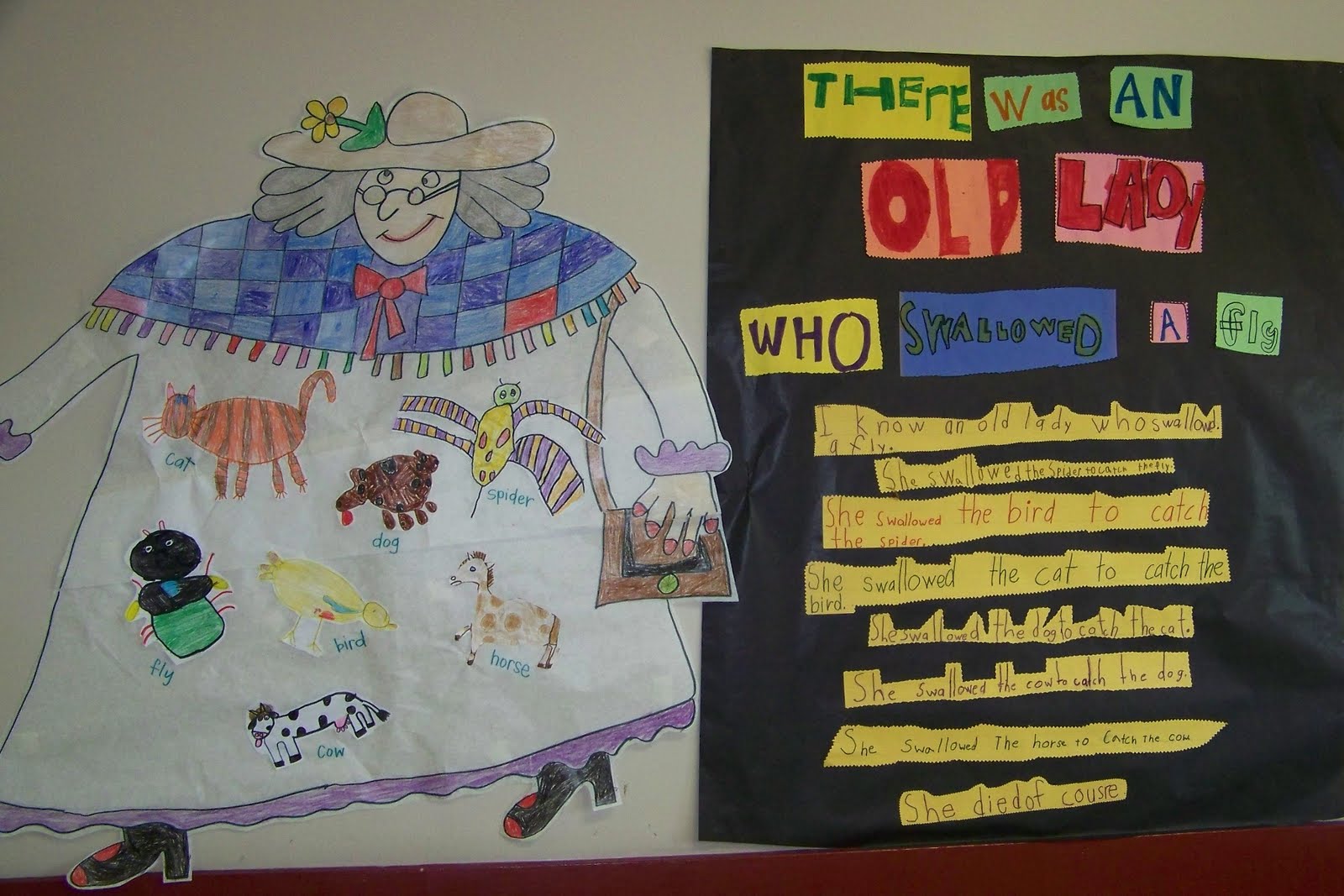 Doodle Bugs Teaching {first grade rocks!}: There Was An Old Lady Who ...