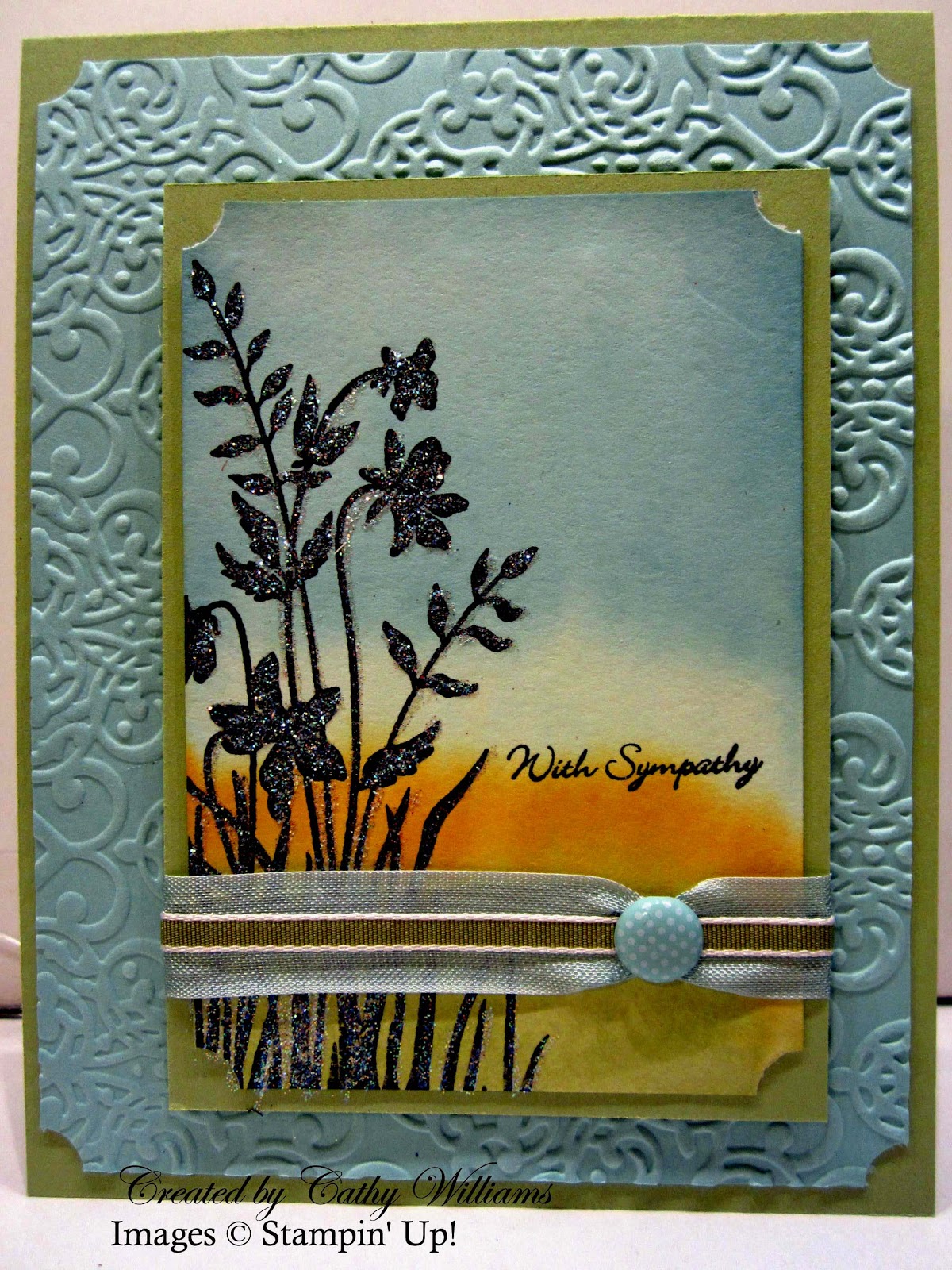 Inking It Up With Cathy: Just Believe and the Acrylic Sheet Technique....