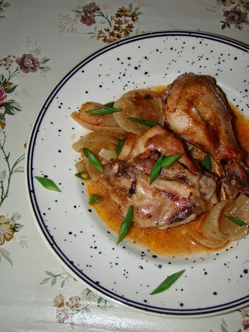 Cristina's world: Friptura de pui cu bors taranesc