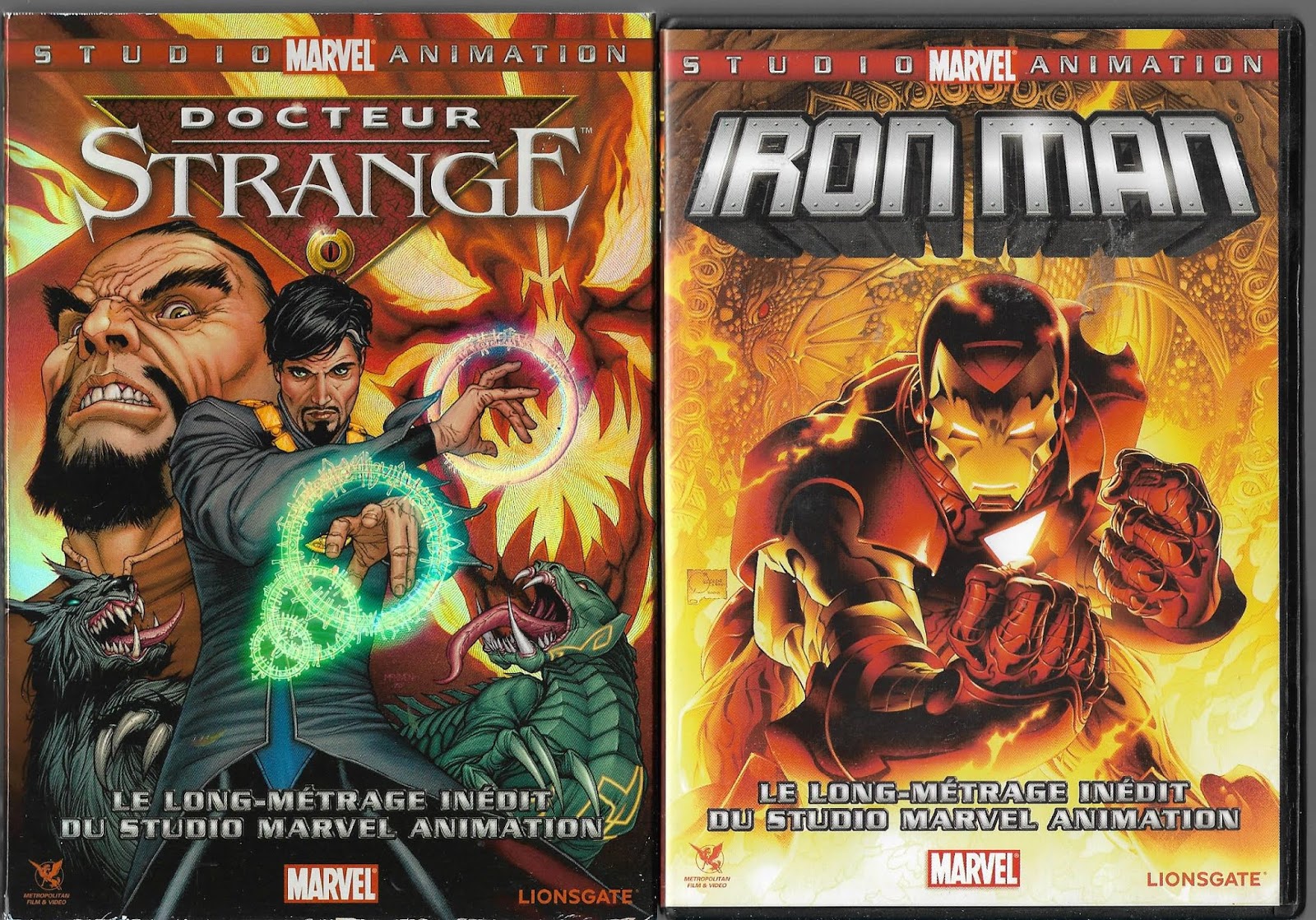 Marvel Comics Ventes-Echanges: 4 DVD Marvel Studio Animation