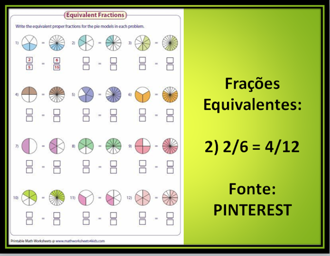 E.E. "Professor Orlando Geríbola" P.E.I. - Matemática Fácil: Frações ...