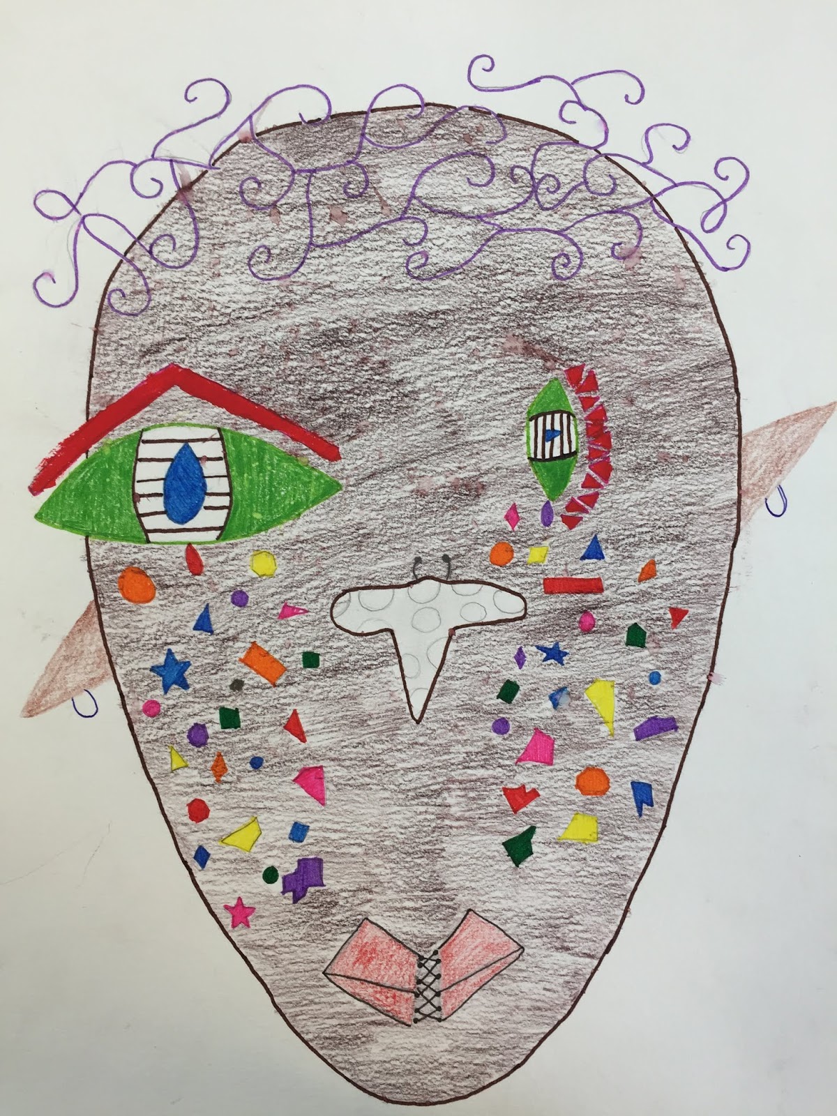 TREBALLS ARTÍSTICS: CUBIST AFRICAN MASK