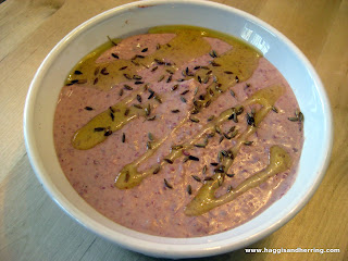 Recipes by the Haggis and the Herring: Red Kidney Bean Hummus