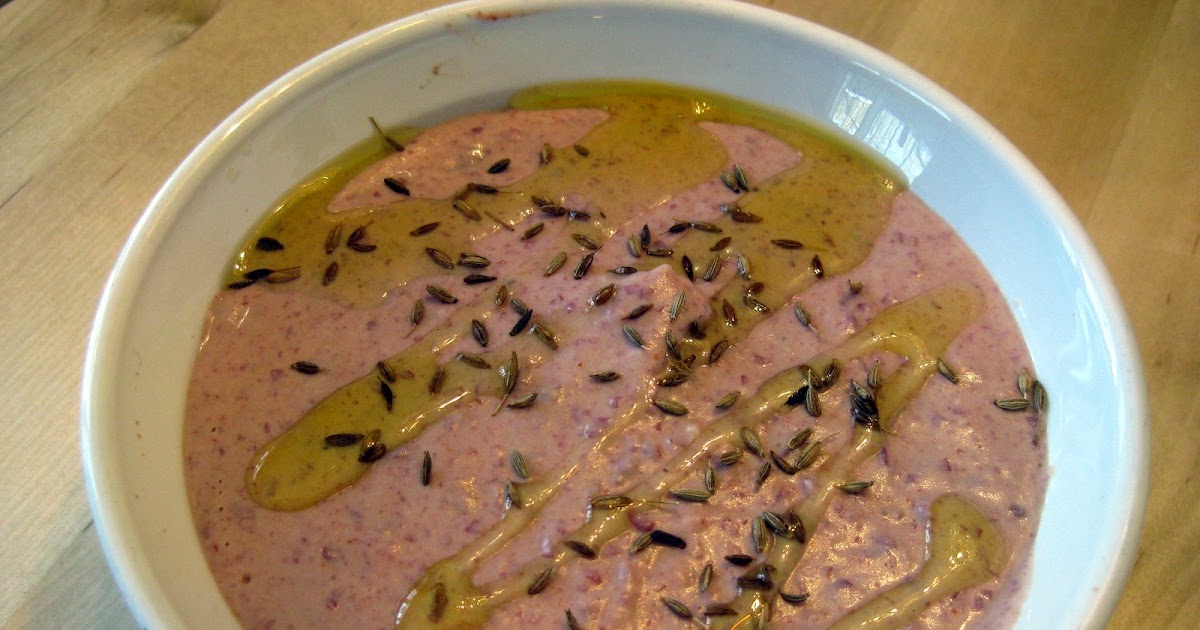 Recipes by the Haggis and the Herring: Red Kidney Bean Hummus