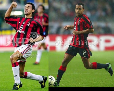 Football teams shirt and kits fan: AC Milan 2003-04 home