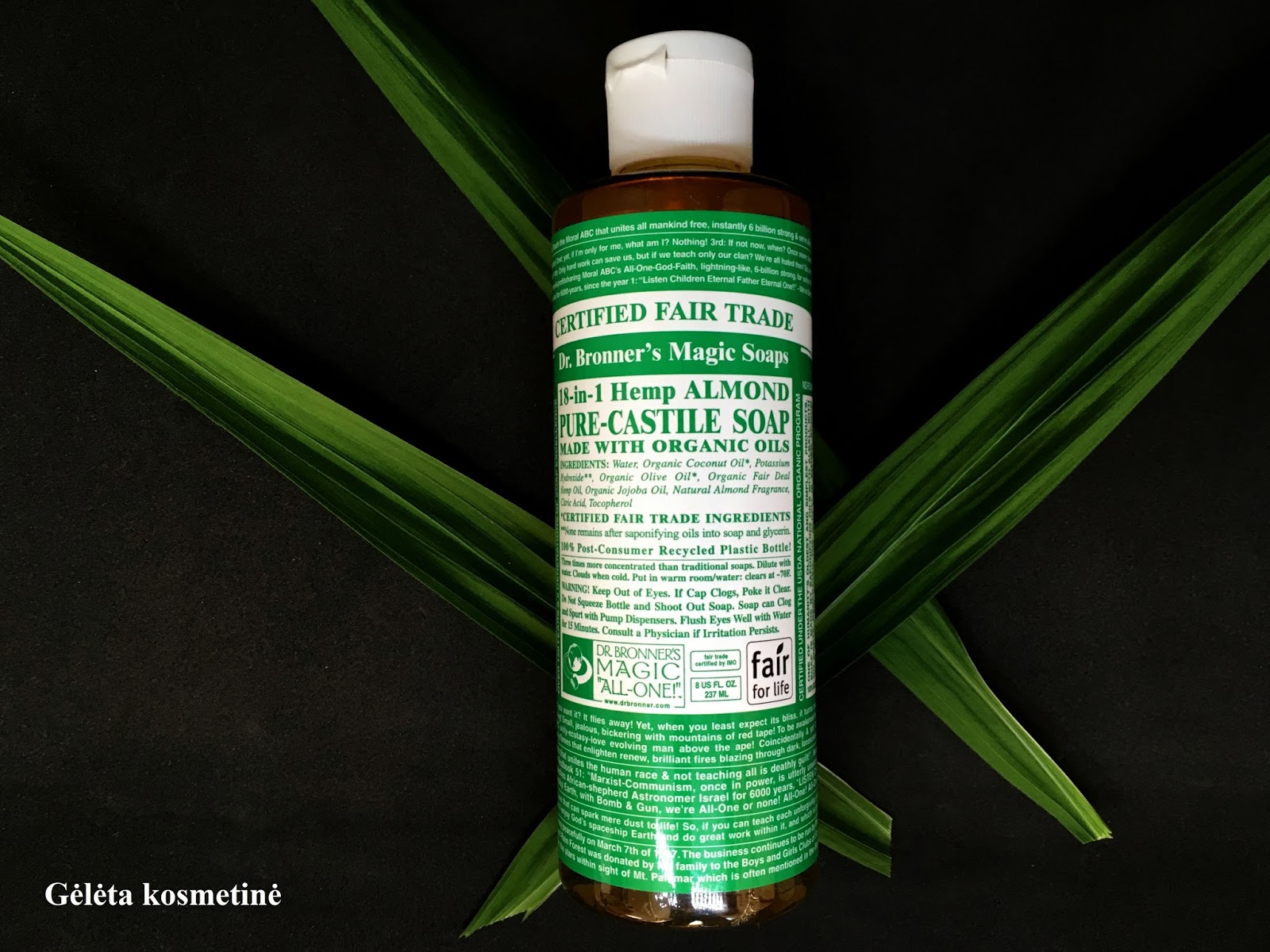 DR. BRONNER'S Magic Soaps 18-in-1 Hemp Almond Pure Castle Soap ...