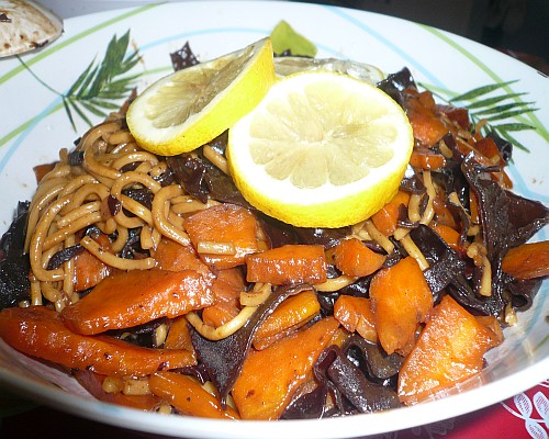 Fresh pancit with lemon recipe