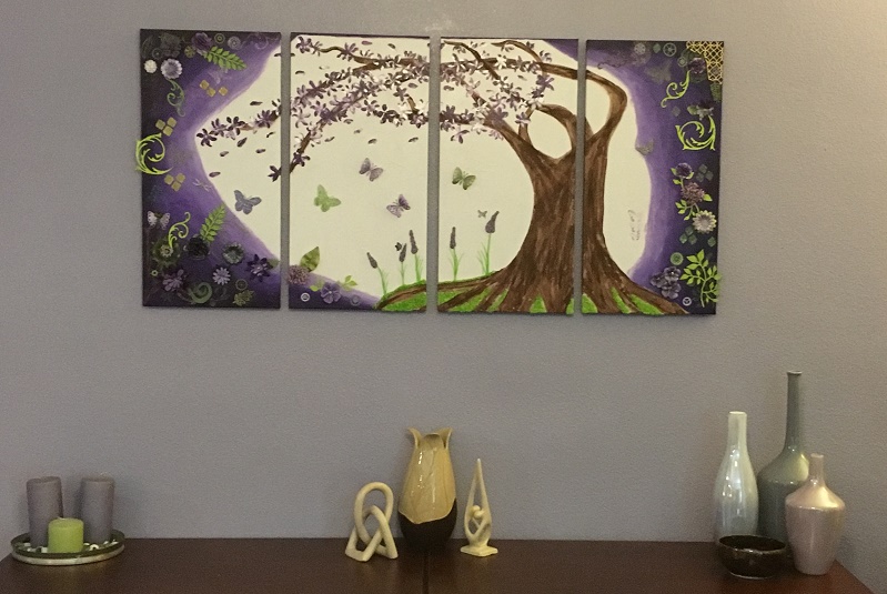 Craft Nerd Creates: Tree Canvases