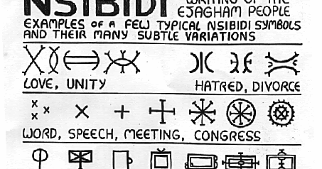 Nsibidi is an ancient Igbo writing system of graphic communication ...