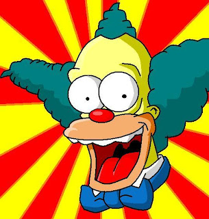 krusty il clown dei simpson su club dei cartoni