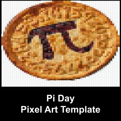 Pi Day Pixel Art
