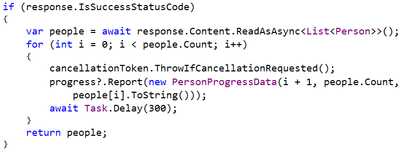 Jeremy Bytes: Custom Progress Reporting with Task
