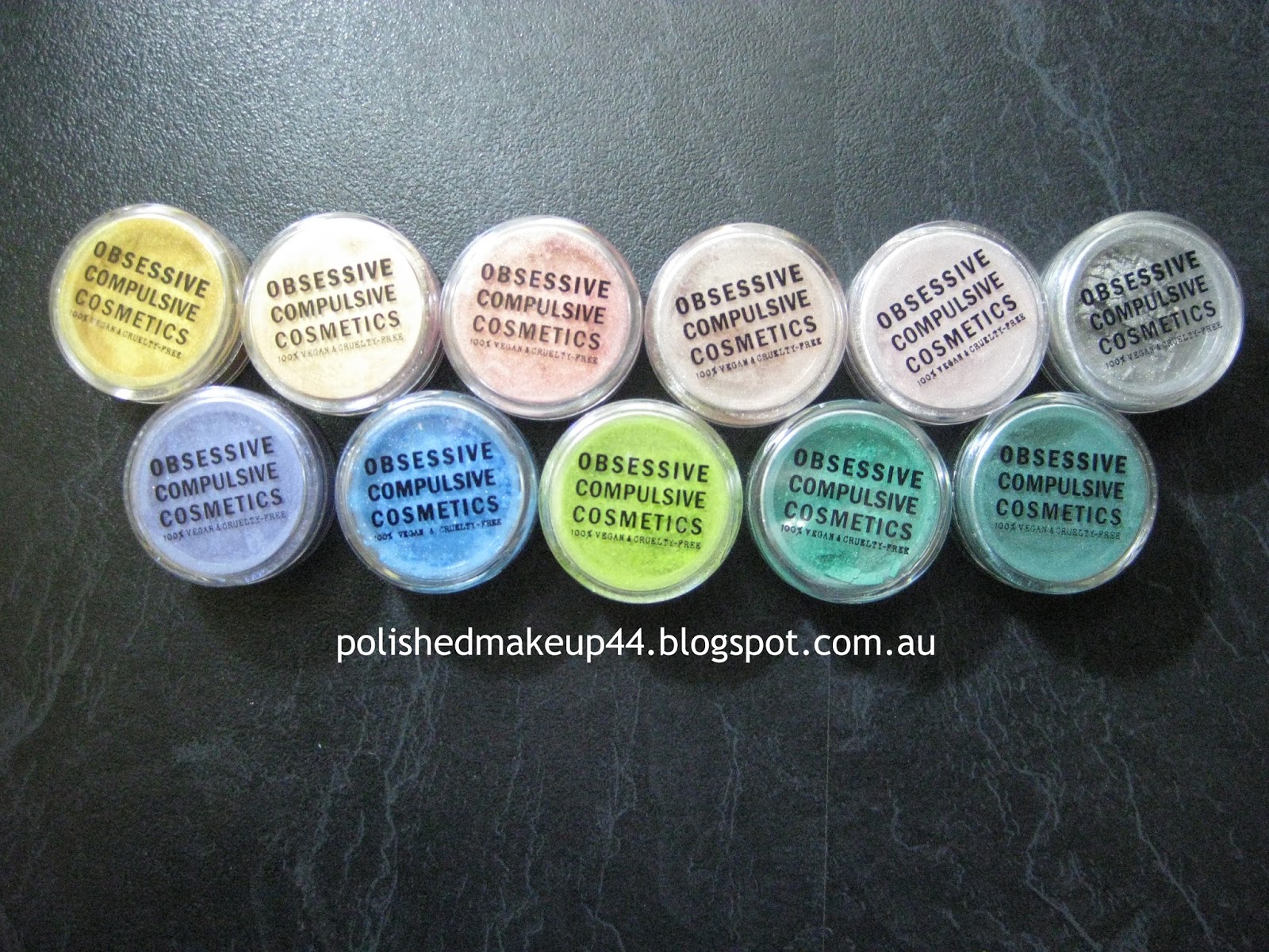 Polished Makeup: SWATCH FEST: OCC Loose Colour Concentrates!